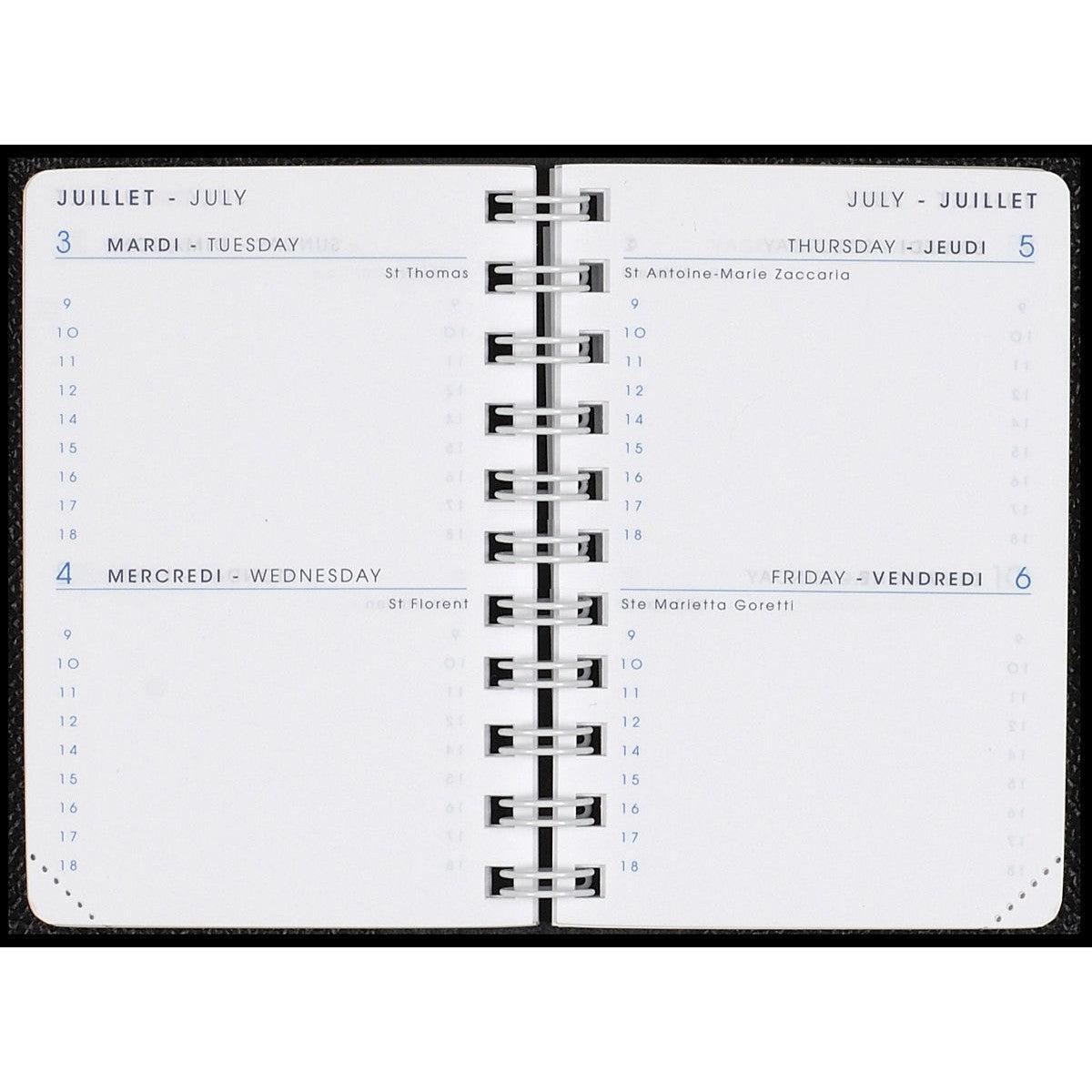 Agenda Moderne Recharge 10cm 2 jours par page INT8310/2 | Agenda ...